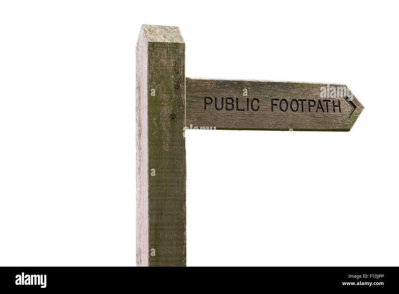 Footpath public footpath Cut Out Stock Images & Pictures - Alamy