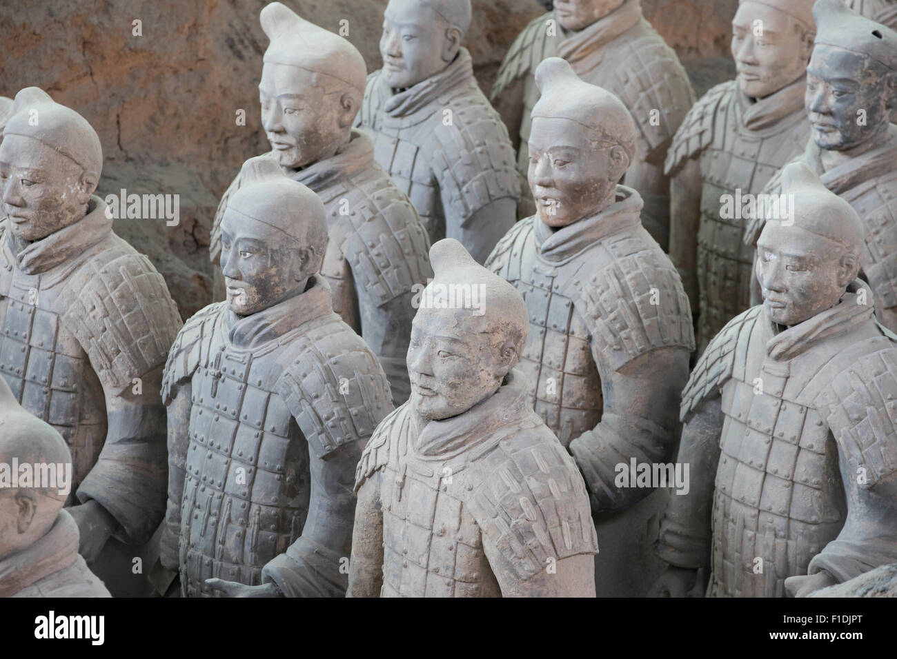 Terracotta warriors depicting the armies of Qin Shi Huang, the first ...