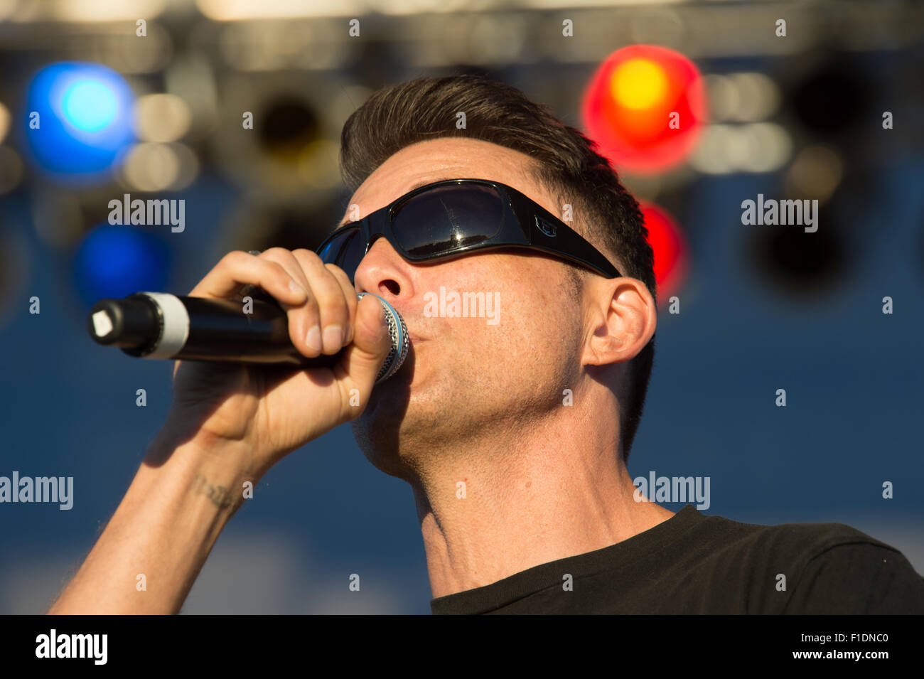 LINCOLN, CA - August 29: Thomas Flowers of the band Oleander performs ...