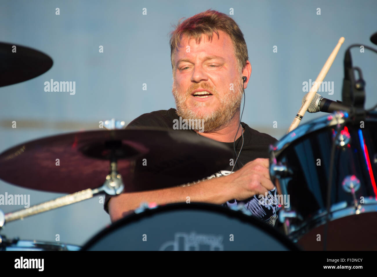 LINCOLN, CA - August 29: Steve Brown with the band Oleander performs at ...