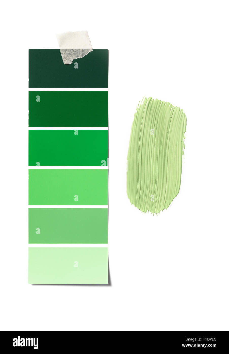 Paint swatch green hi-res stock photography and images - Alamy