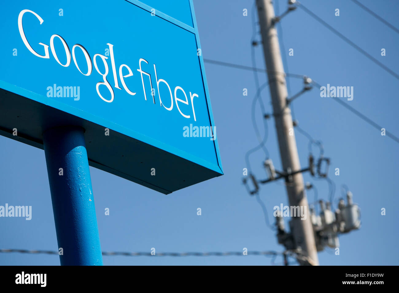 Google fiber logo hi-res stock photography and images - Alamy