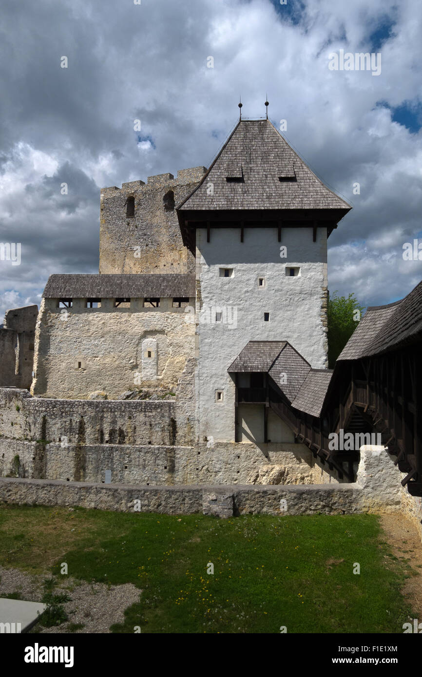 European medieval castle Stock Photo - Alamy