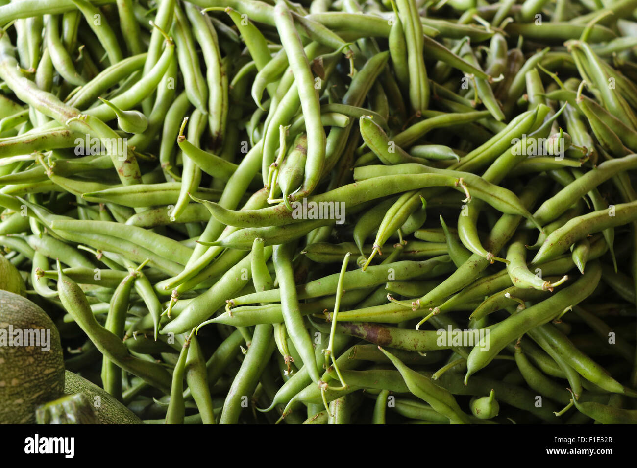 Fresh string beans Stock Photo - Alamy