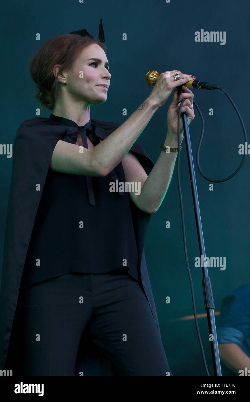 The Cardigans performing live at Liseberg amusement park Featuring: The ...