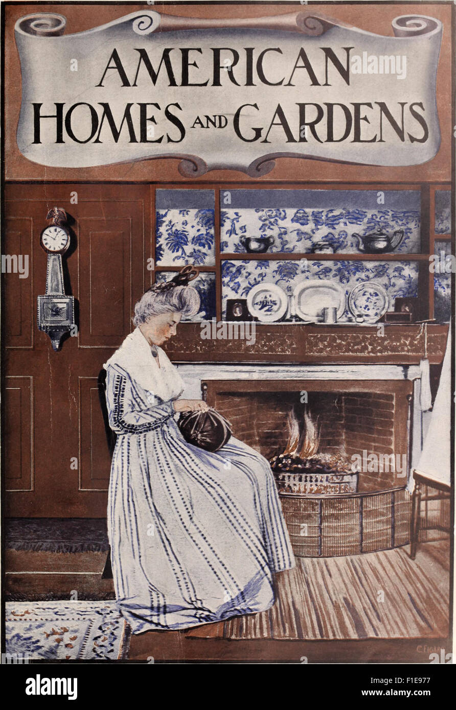 American homes and gardens (1905 Stock Photo - Alamy