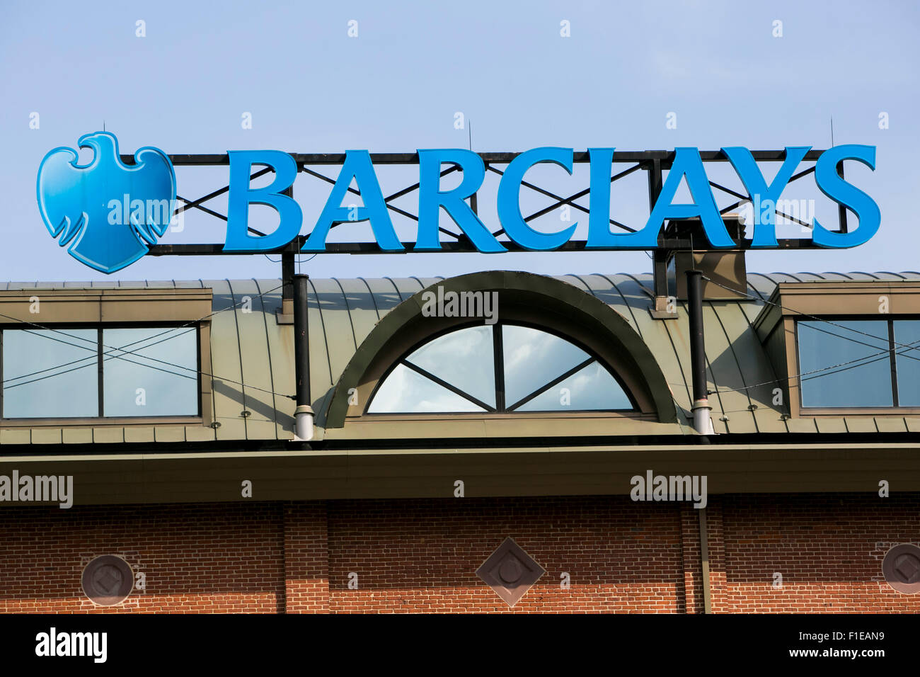 Barclays logo 2015 hi-res stock photography and images - Alamy