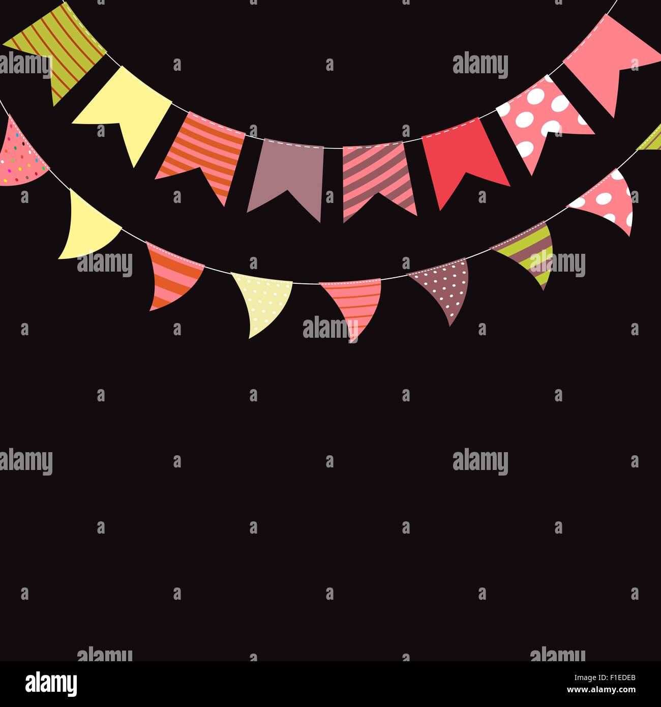 Party Flags Set Vector Illustration Stock Vector Image & Art - Alamy