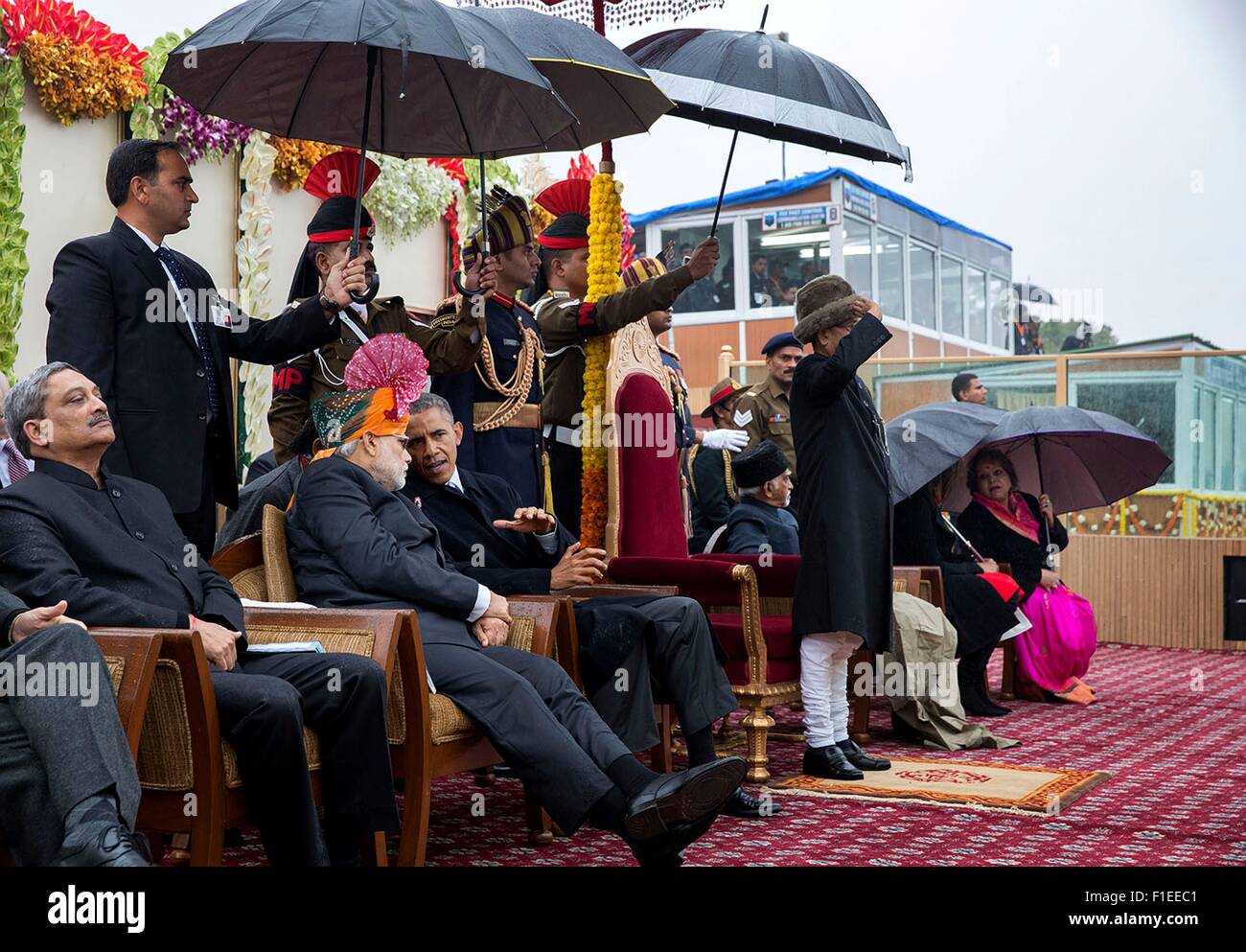 U.S. President Barack Obama speaks with Prime Minister Narendra Modi ...