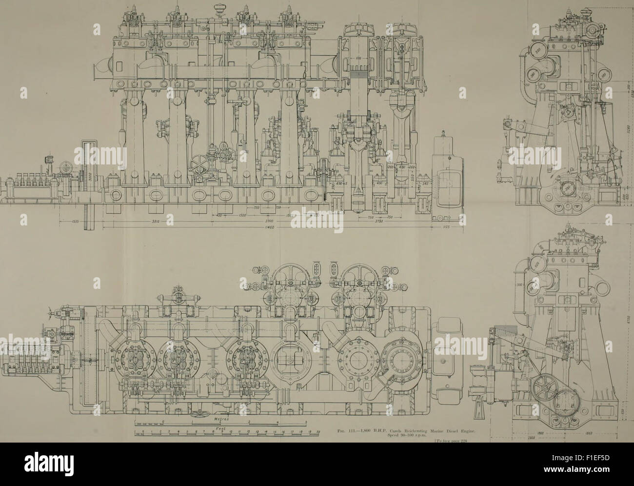 Diesel engines for land and marine work (1916 Stock Photo - Alamy