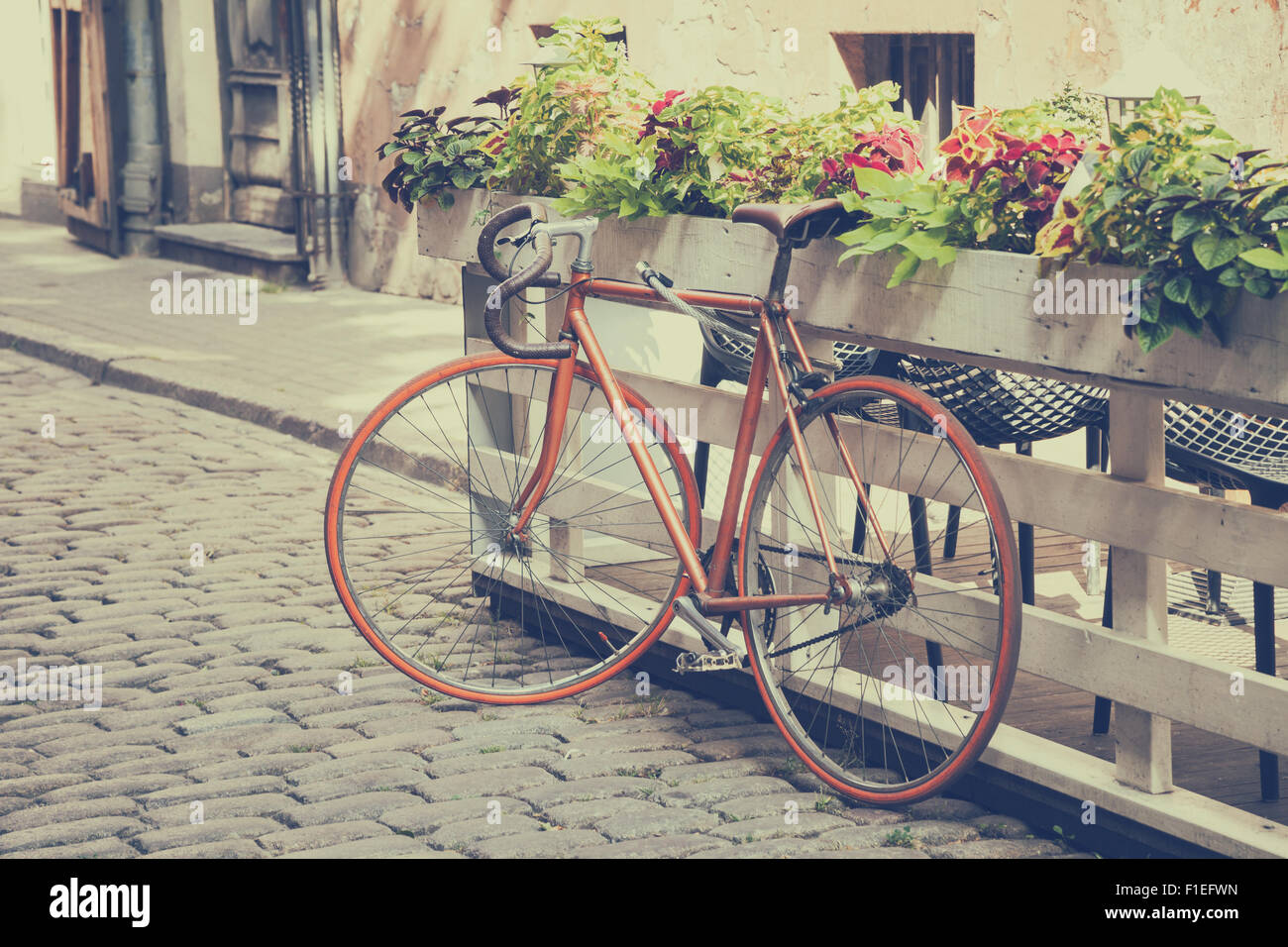 Old vintage bike on hi-res stock photography and images - Alamy