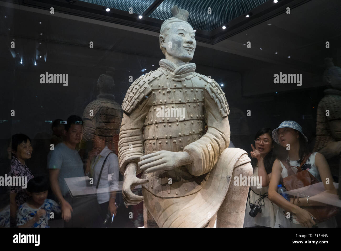 Terracotta warriors depicting the armies of Qin Shi Huang, the first ...