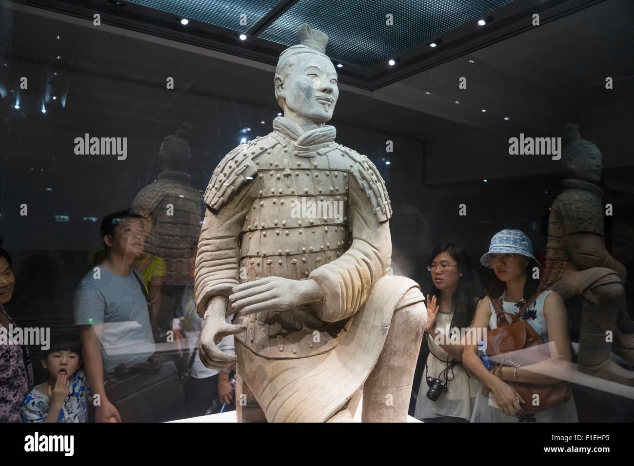 Terracotta warriors depicting the armies of Qin Shi Huang, the first ...