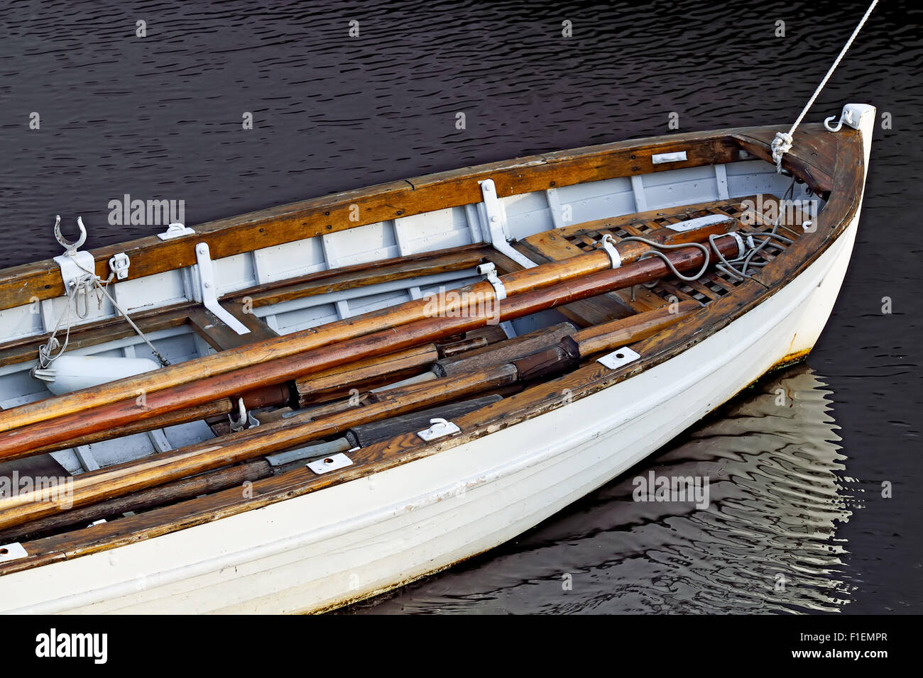 Dinghy Boat Rowing Oars High Resolution Stock Photography and Images ...