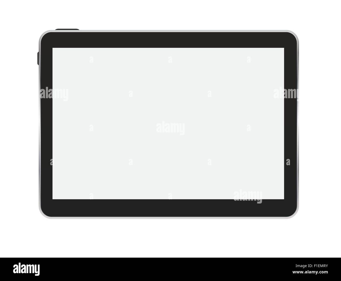 Digital Tablet Hand Close Up Stock Vector Images - Alamy