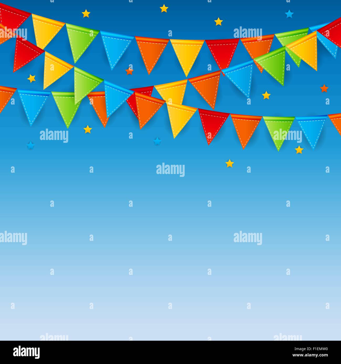Party Background with Flags Vector Illustration Stock Vector Image ...