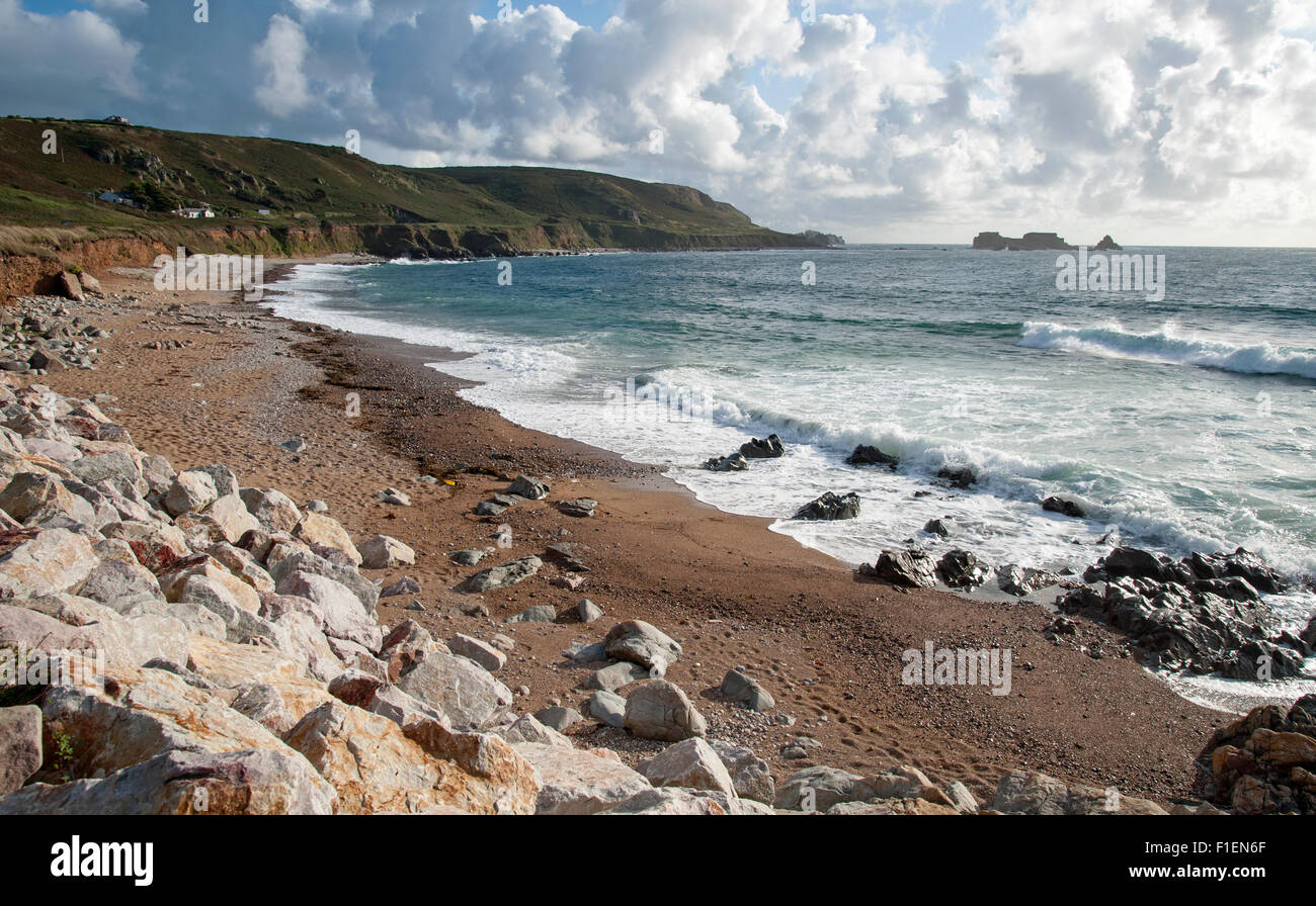 Alderney channel islands clonque beach hi-res stock photography and ...