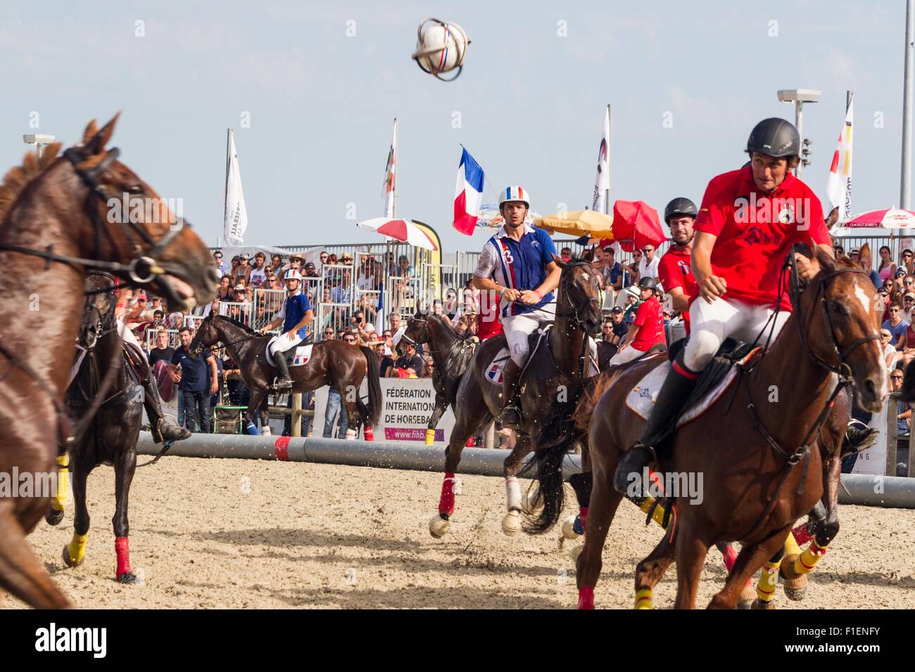Bordeaux, France. 30th Aug, 2015. FIHB European Horseball Championships ...