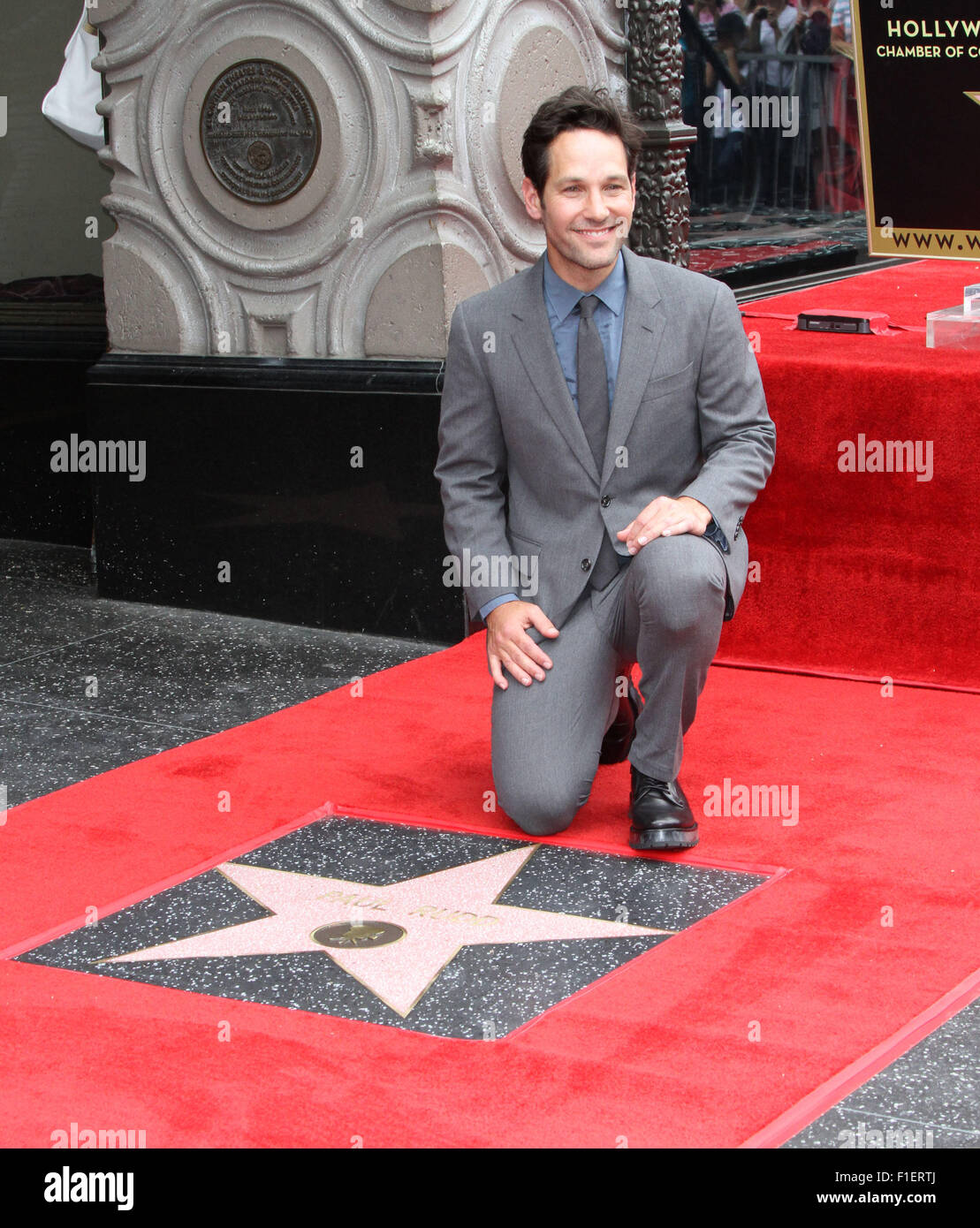 Paul Rudd Honored with a Star on The Hollywood Walk of Fame Featuring ...