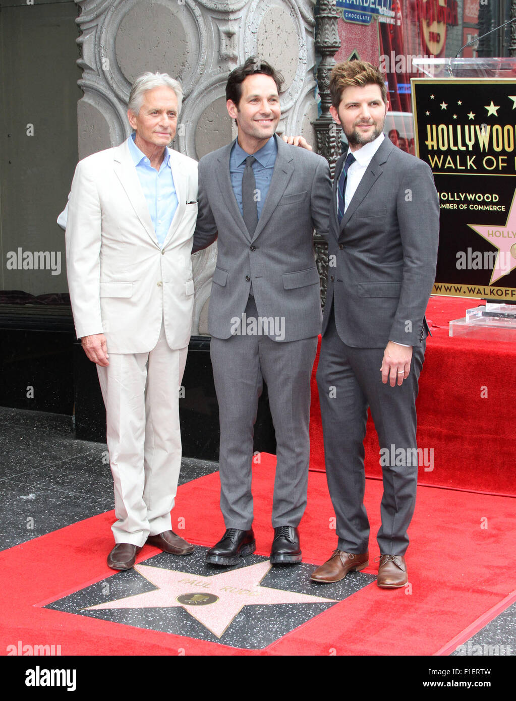 Paul Rudd Honored with a Star on The Hollywood Walk of Fame Featuring ...