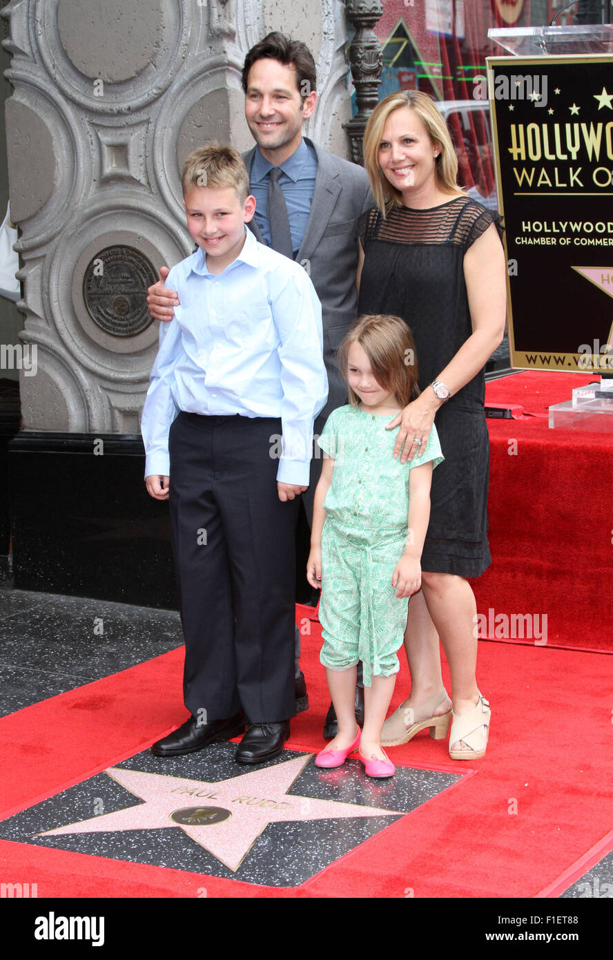 Paul Rudd Honored with a Star on The Hollywood Walk of Fame Featuring ...