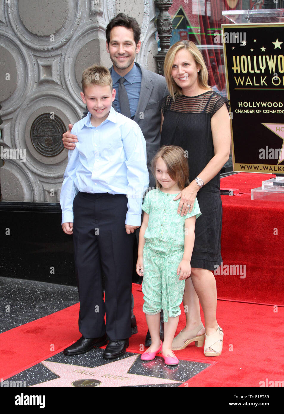 Paul Rudd Honored with a Star on The Hollywood Walk of Fame Featuring ...