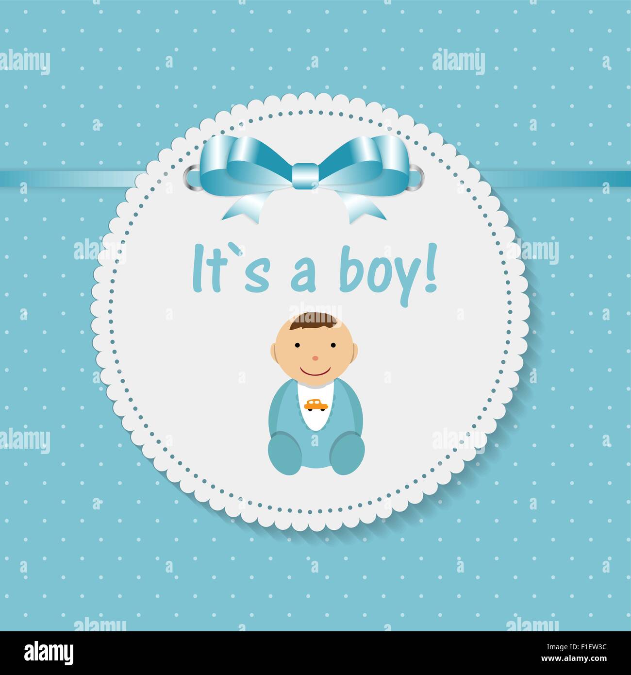 Vector Illustration for Newborn Boy Stock Vector Image & Art - Alamy
