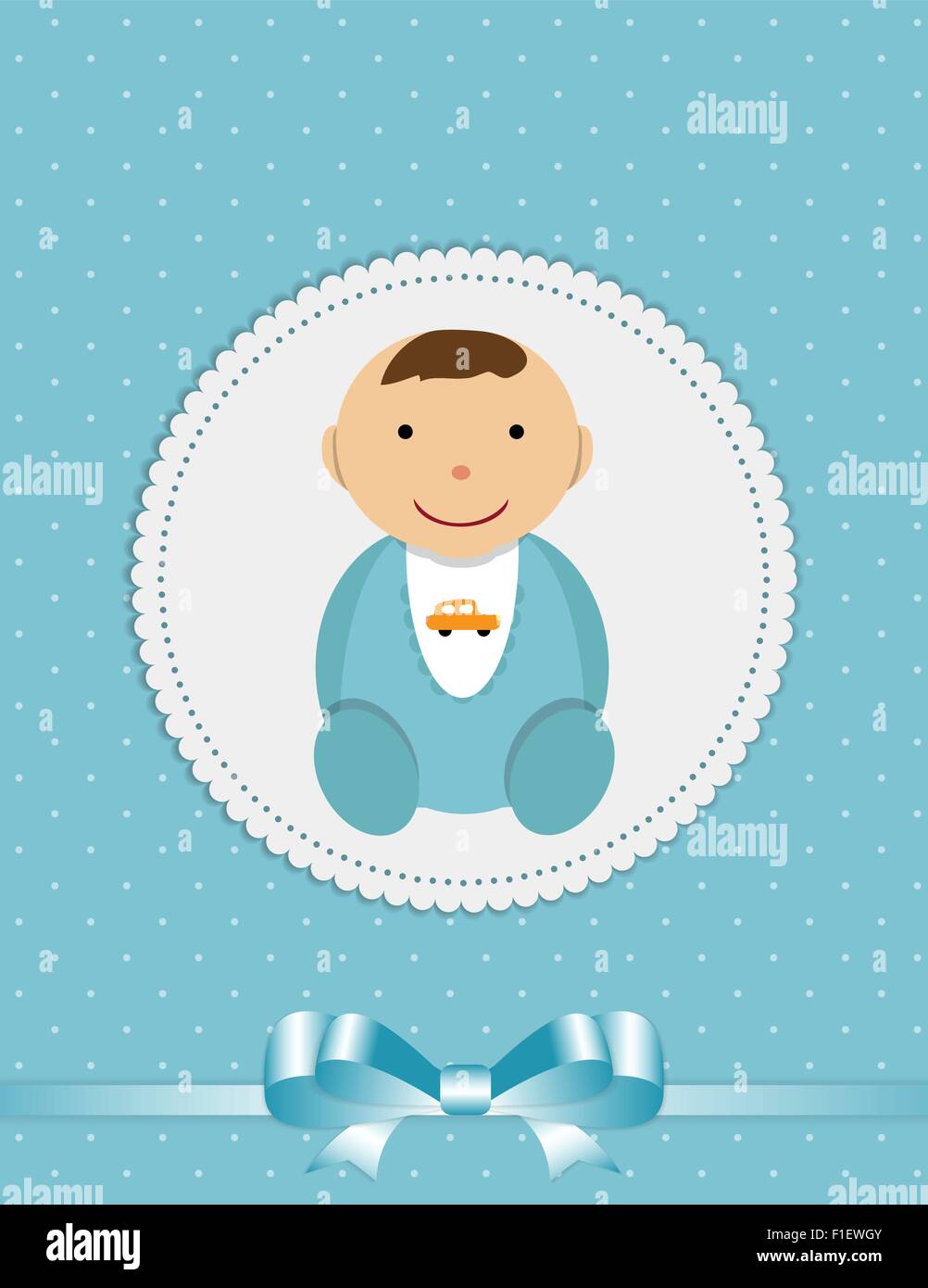 Vector Illustration for Newborn Boy Stock Vector Image & Art - Alamy