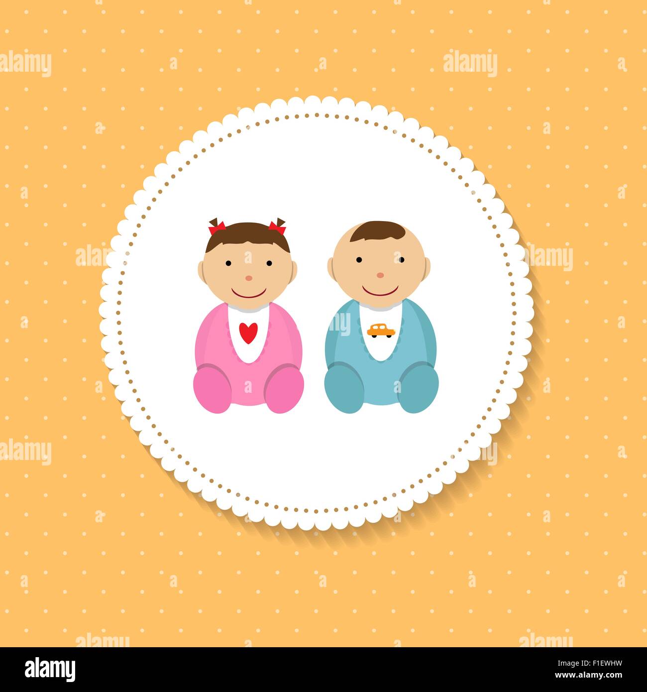 Vector Illustration for Newborn Baby Stock Vector Image & Art - Alamy