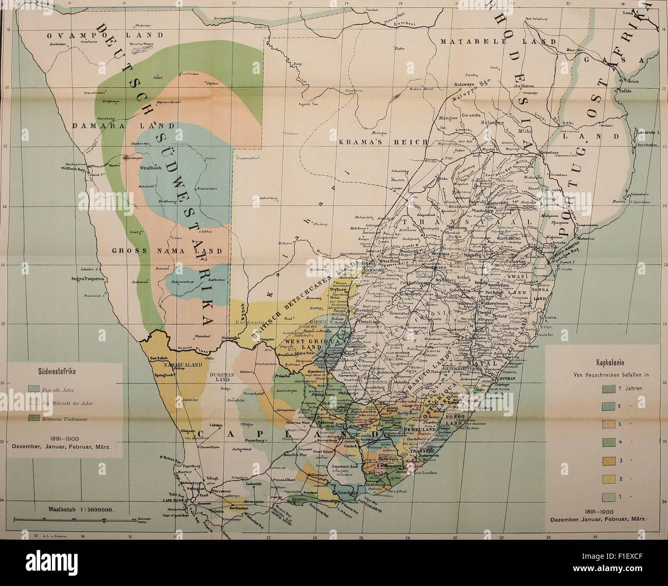A 1902 work detailing the study of locusts and their control methods in ...