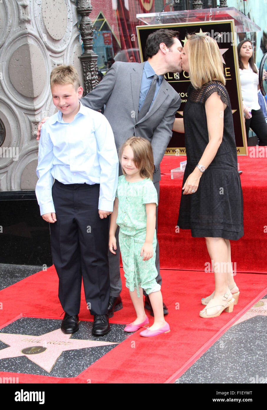 Paul Rudd Honored with a Star on The Hollywood Walk of Fame Featuring ...