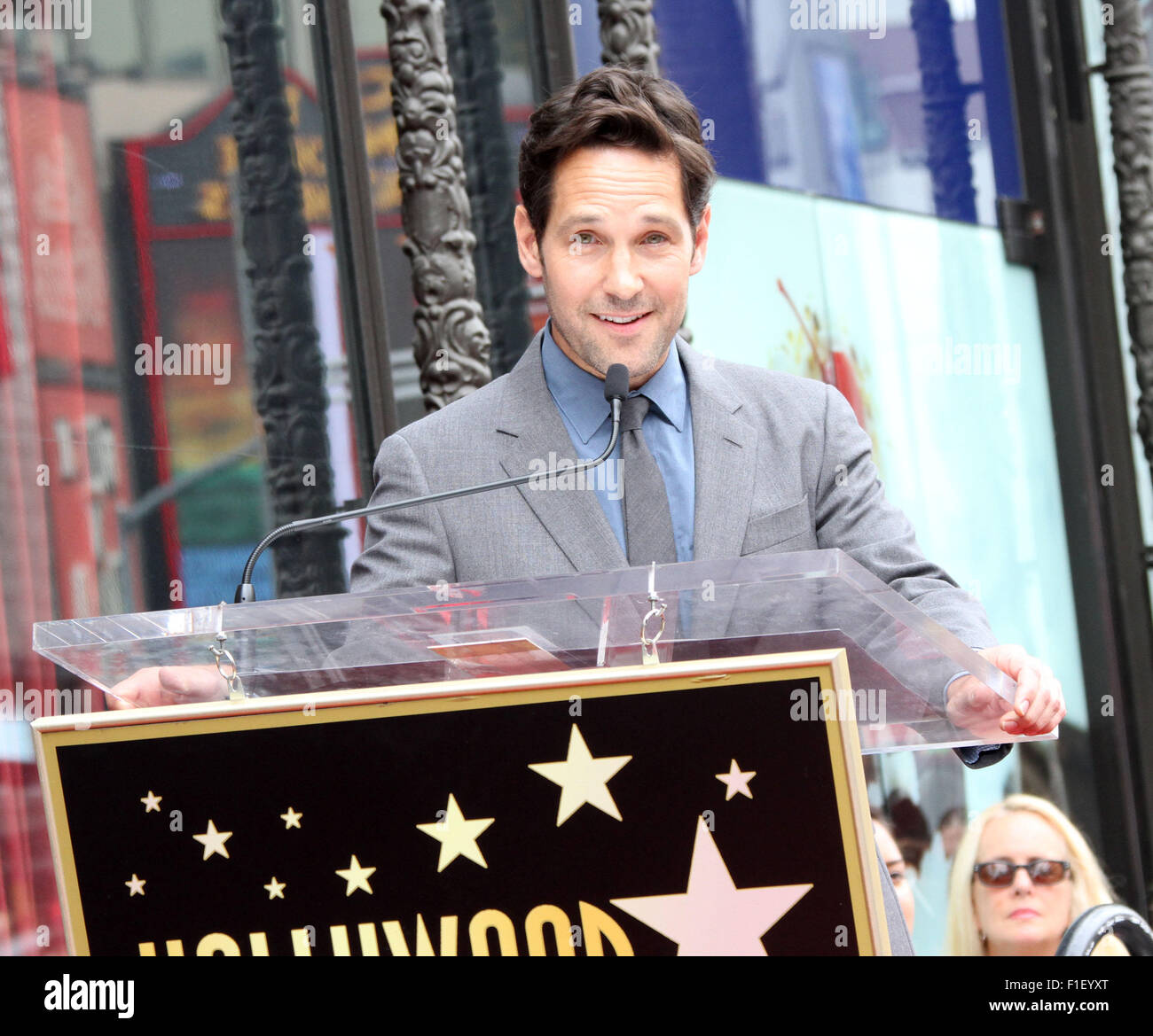 Paul Rudd Honored with a Star on The Hollywood Walk of Fame Featuring ...