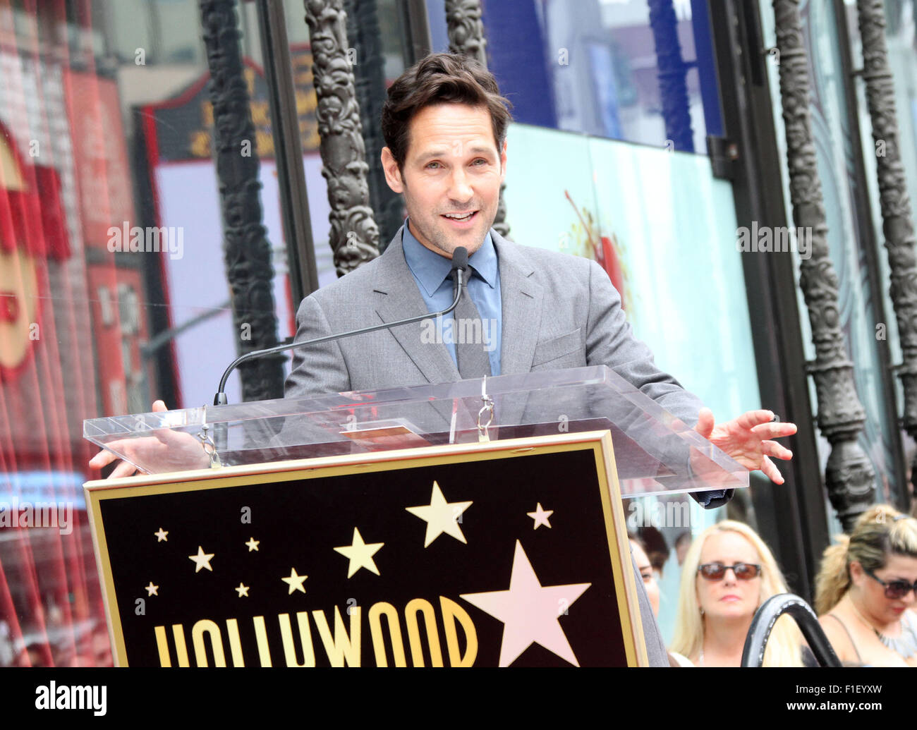 Paul Rudd Honored with a Star on The Hollywood Walk of Fame Featuring ...