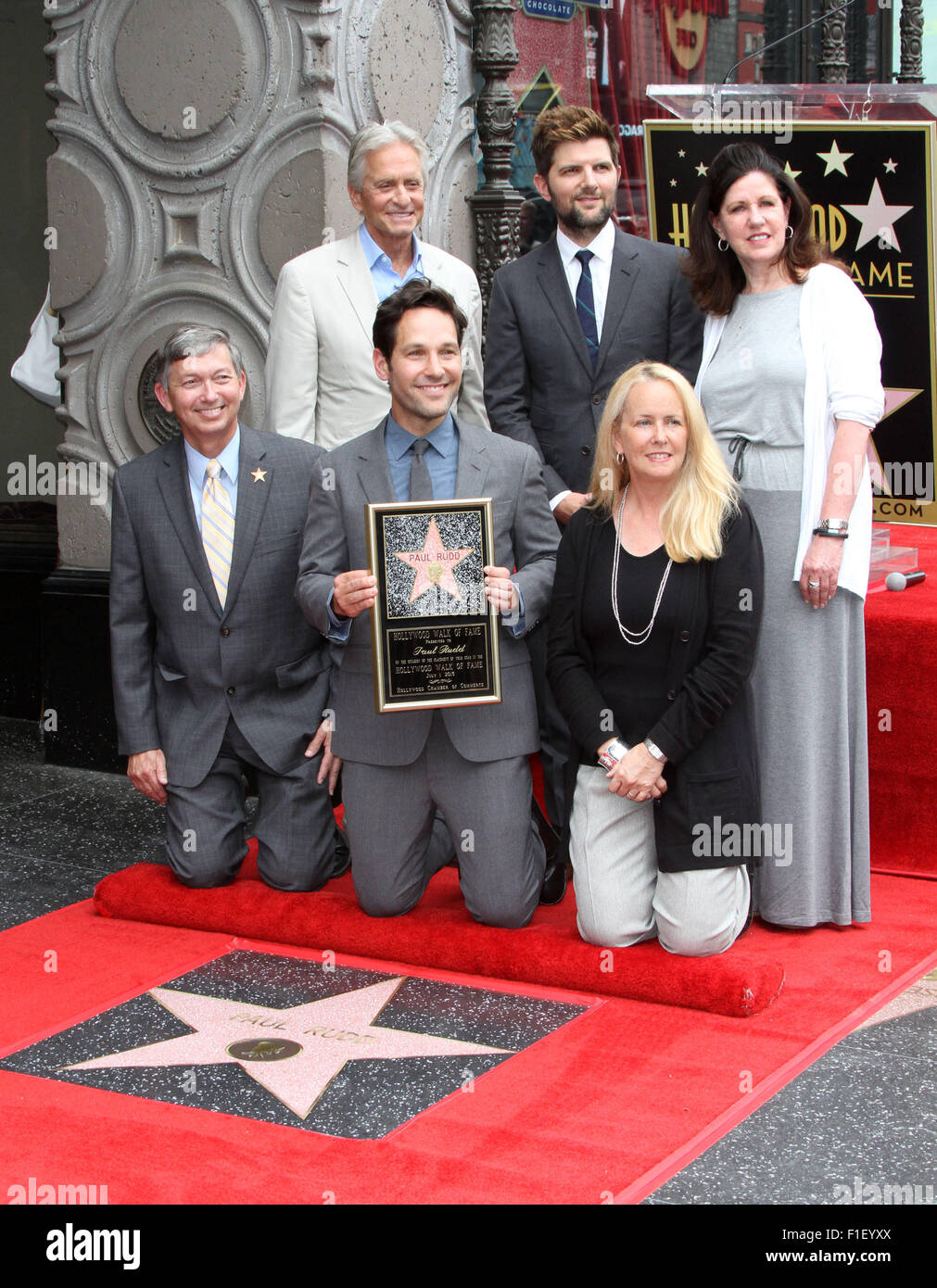 Paul Rudd Honored with a Star on The Hollywood Walk of Fame Featuring ...