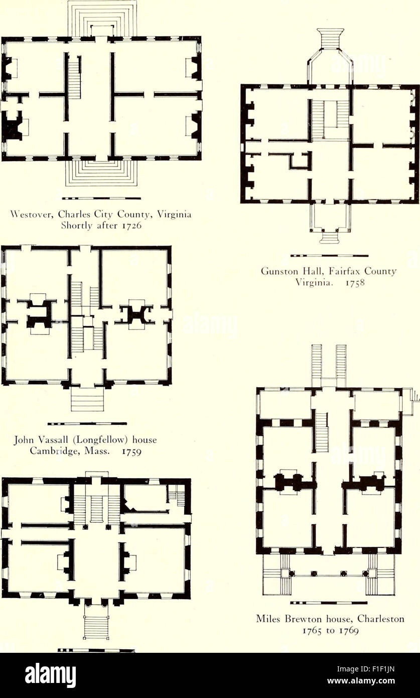 Domestic architecture of the American colonies and of the early ...