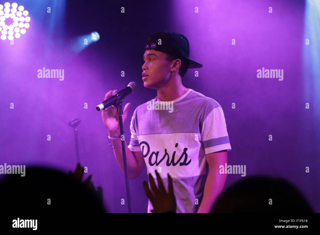 London, UK. 01st Sep, 2015. The US's "Next dominant' boy band, IM5 play ...