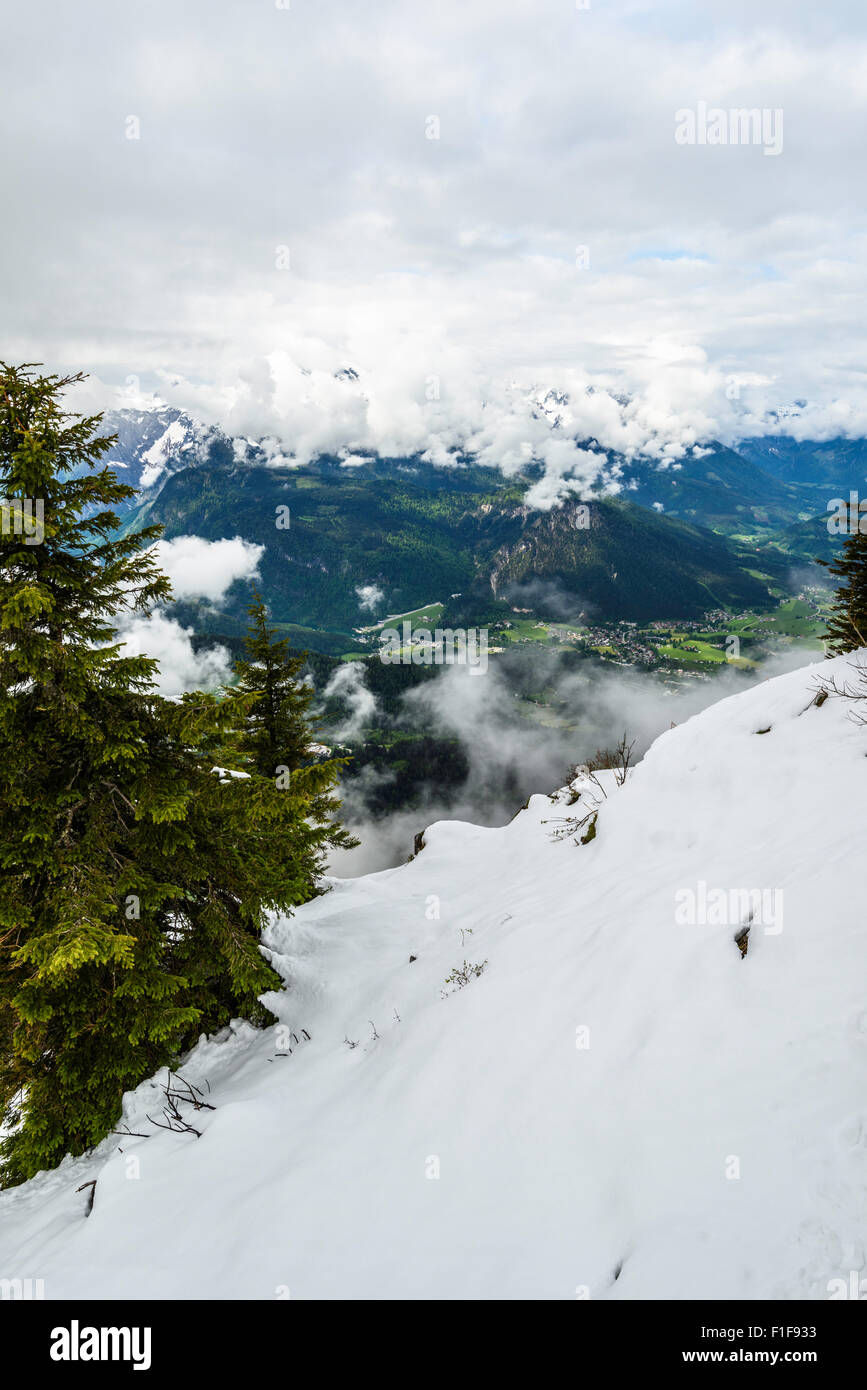 Views from Hitler's Eagle's Nest retreat, Kehlsteinhaus, Berchtesgarten ...
