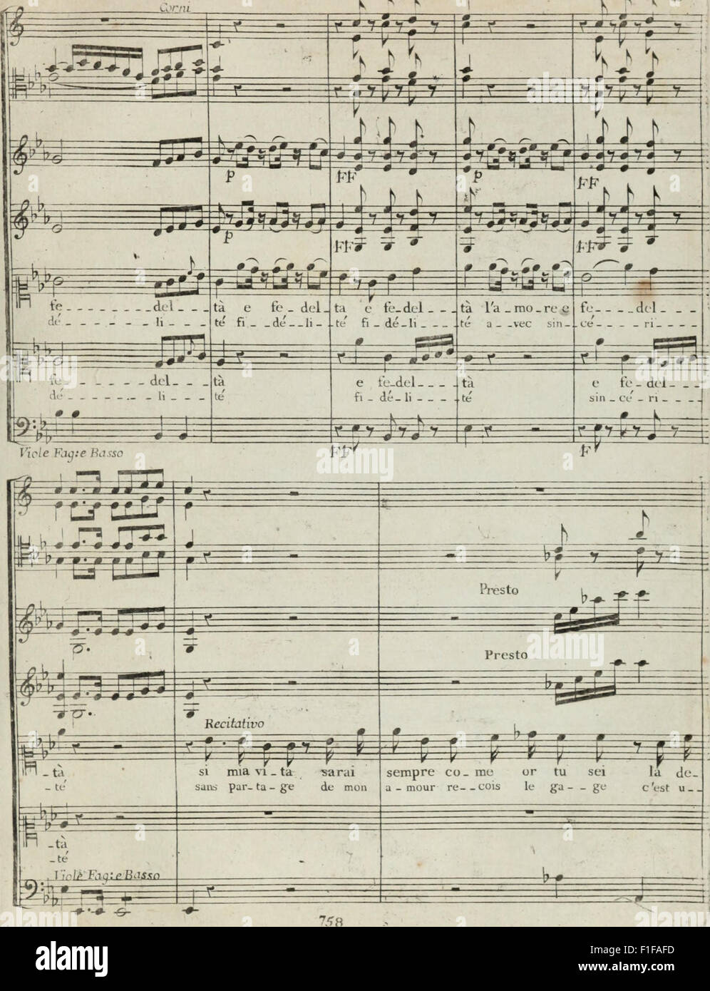 A 1810 edition of 'Gli Orazi e i Curiazi,' an opera seria by the ...