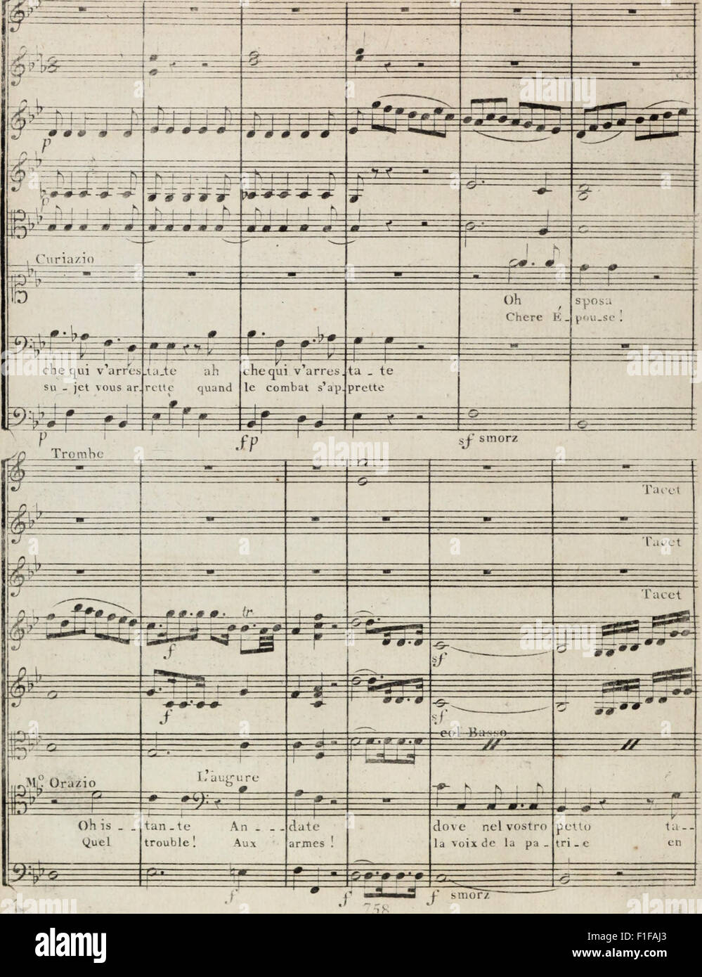 'Gli Orazi e i Curiazi' (1810) is a serious opera, presenting a ...