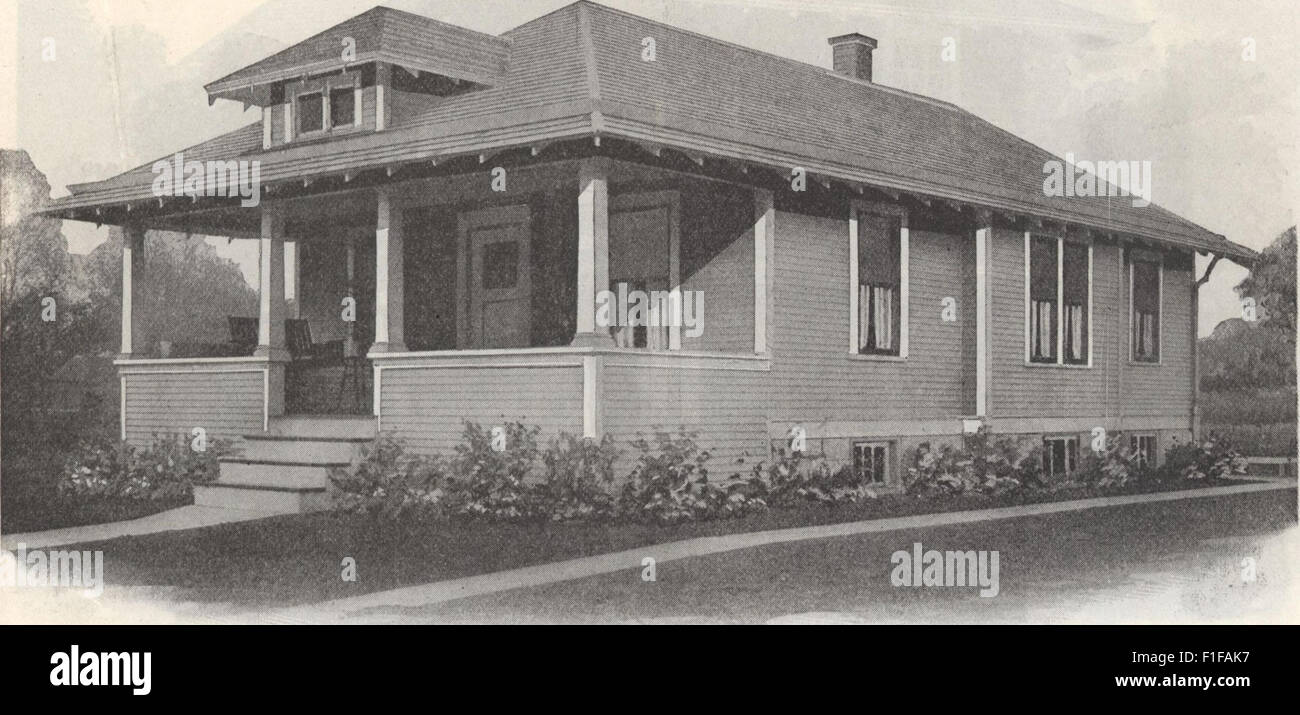 This 1921 publication showcases a variety of home designs from Gordon ...