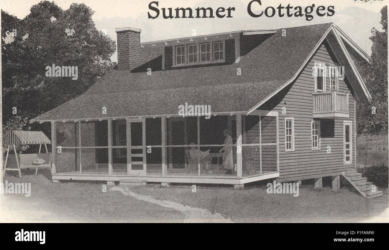 The 'Gordon-Van Tine Homes' catalog from 1921 presents architectural ...