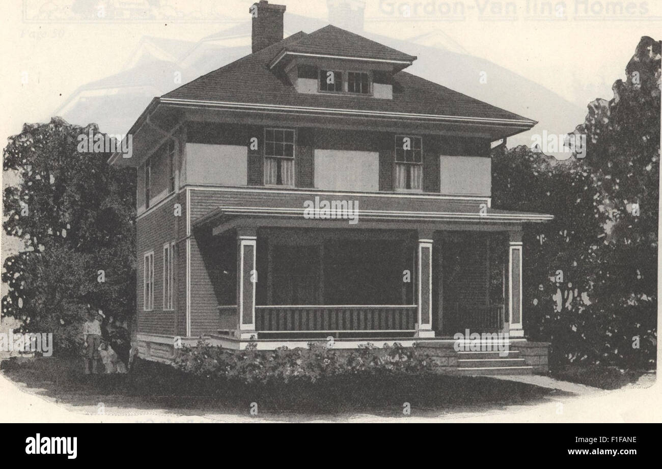 The Gordon-Van Tine homes catalog from 1921 features architectural ...
