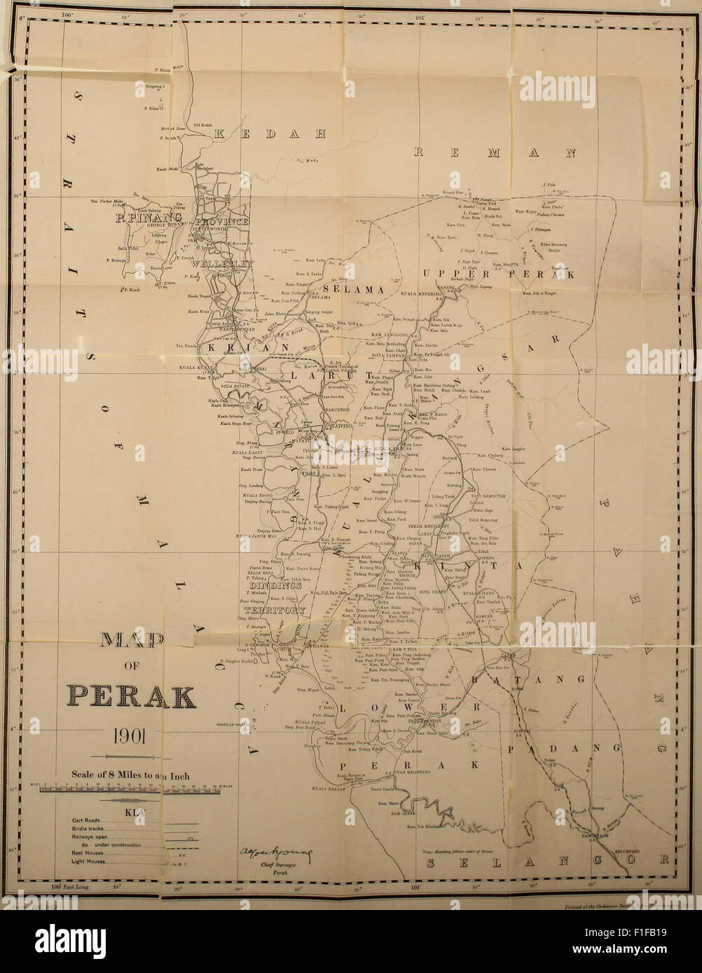 Map federated malay states hi-res stock photography and images - Alamy