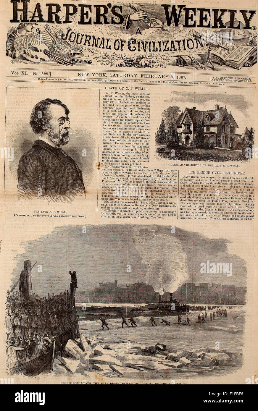 'Harper's Weekly' (1857) was a popular American newspaper known for its ...
