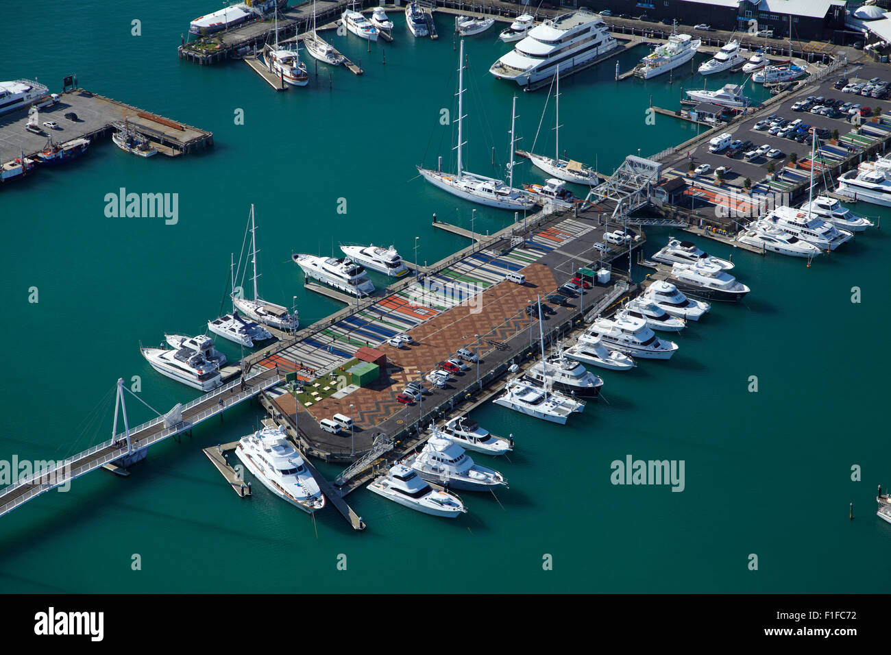 Boats, Viaduct Harbour, Auckland waterfront, Auckland, North Island ...