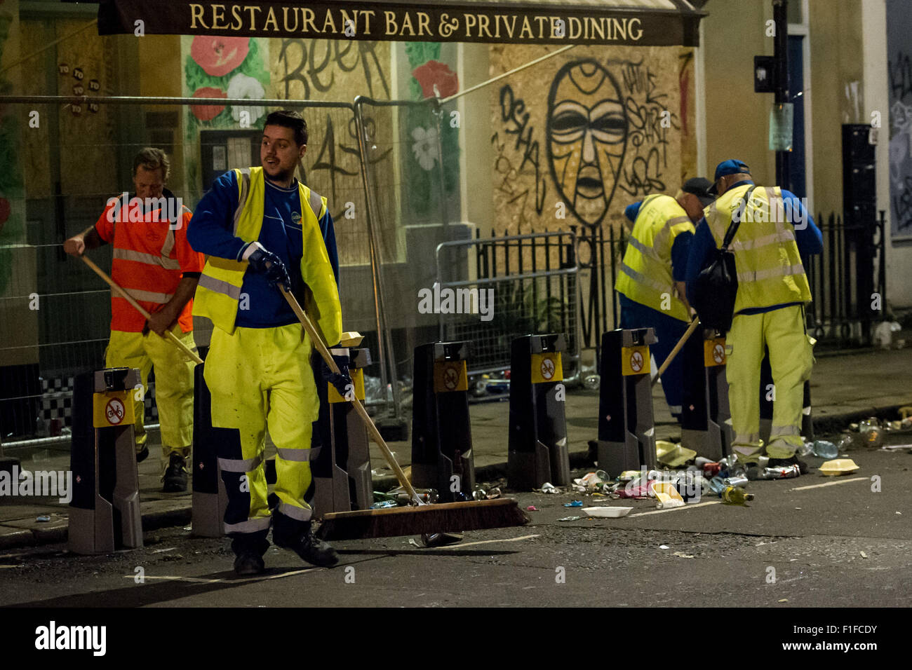 Carnival clean up operation hi-res stock photography and images - Alamy