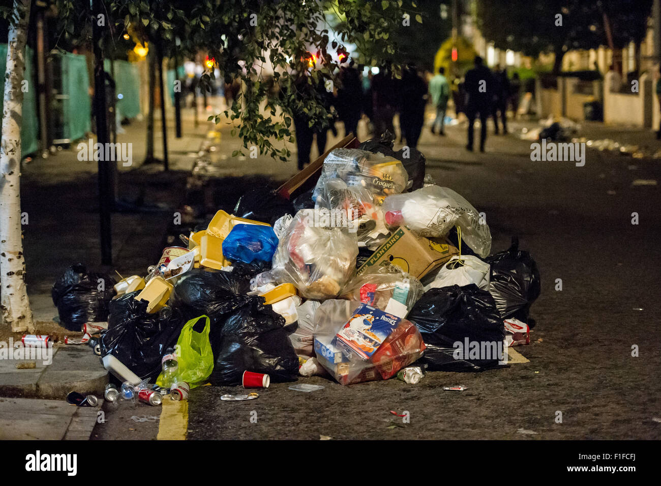 Notting hill carnival litter rubbish hi-res stock photography and ...