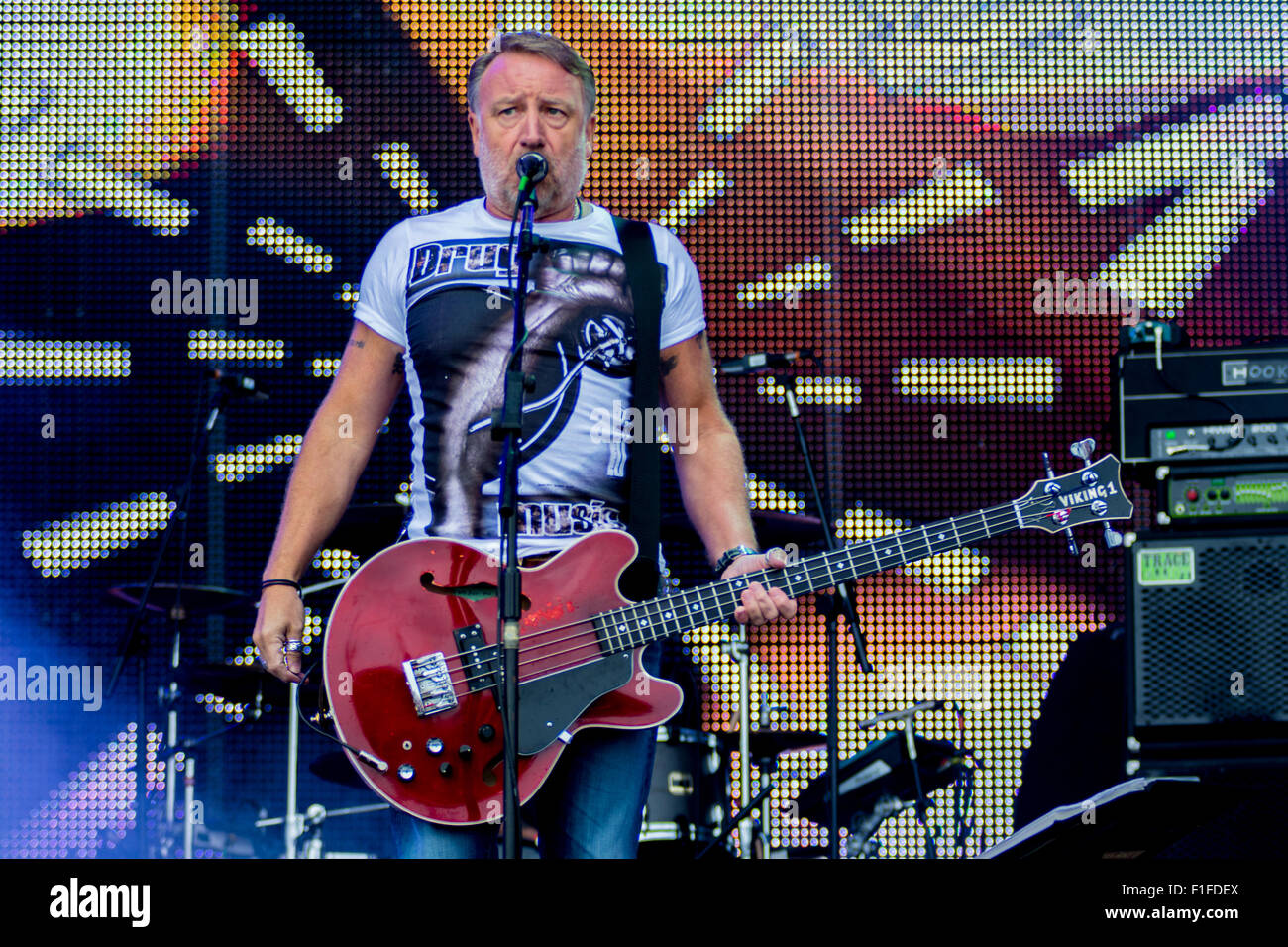 Peter Hook and The Light Live at Victorious Festival 2015 Stock Photo ...