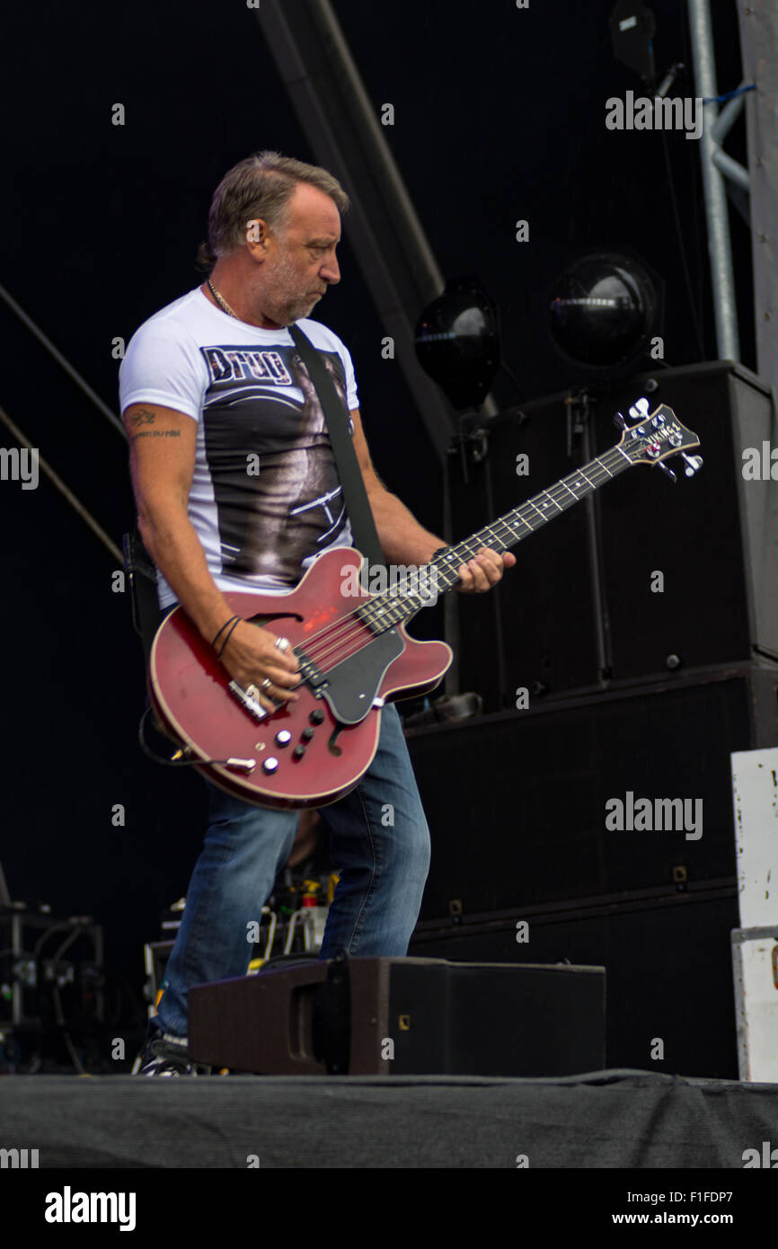 Peter Hook and The Light Live at Victorious Festival 2015 Stock Photo ...