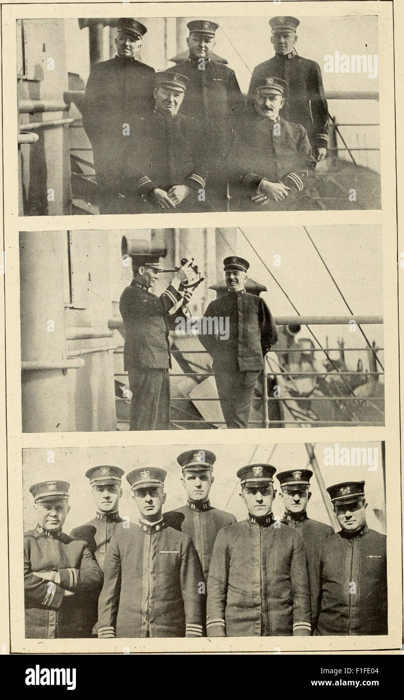 This 1919 book details the history of the U.S.S. Leviathan, a large ...